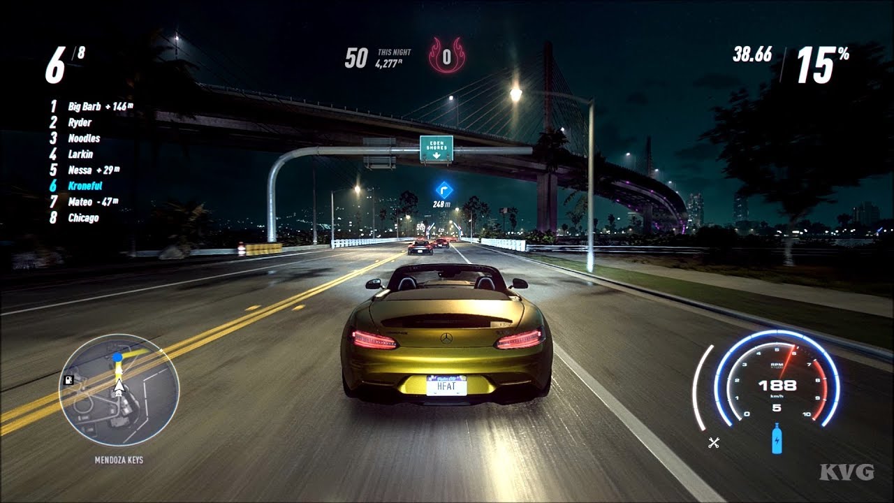 Need for Speed Heat - Mercedes-AMG GT S Roadster 2019 Gameplay (PC HD ...