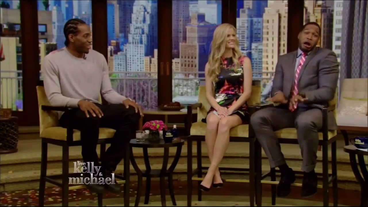 Kawhi Leonard.disses Lebron James on Kelly and Michael Show - YouTube