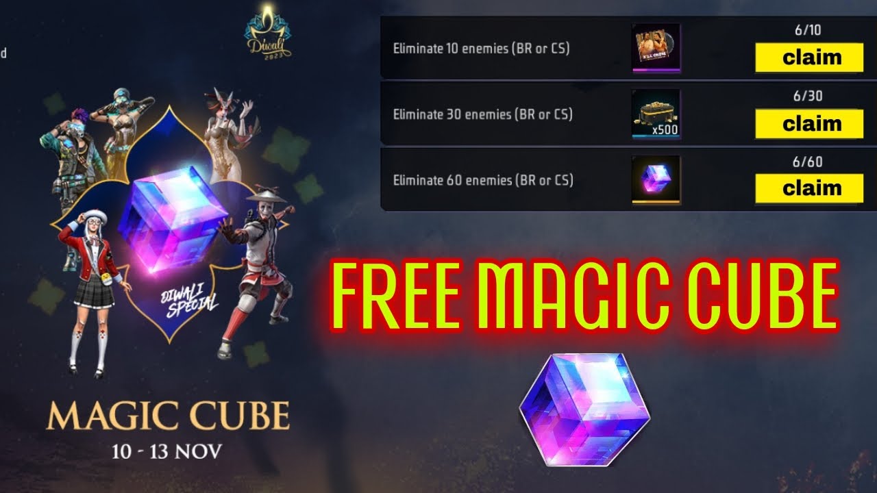 Free Magic Cube In Free Fire 🔥🔥 Free Magic Cube ⭐⭐ Free Fire 🔥🔥 BL ...