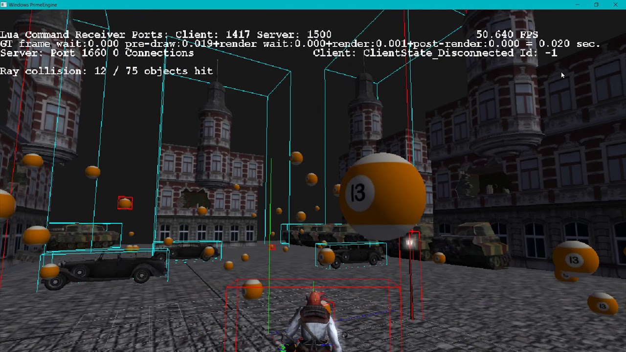 PrimeEngine Demo 2: Ray Collisions - YouTube