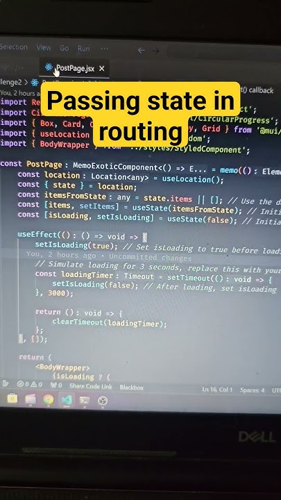 Passing State Using Usenavigate In React Js Shorts Youtubeshorts Trending Reactjs
