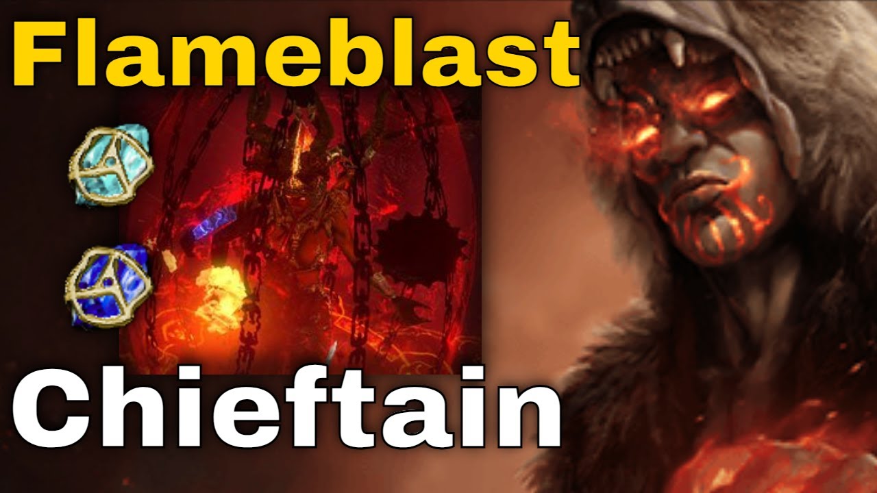 Flameblast Chieftain vs Uber Atziri - Gauntlet Leveling A1 to A10 [3.23 ...