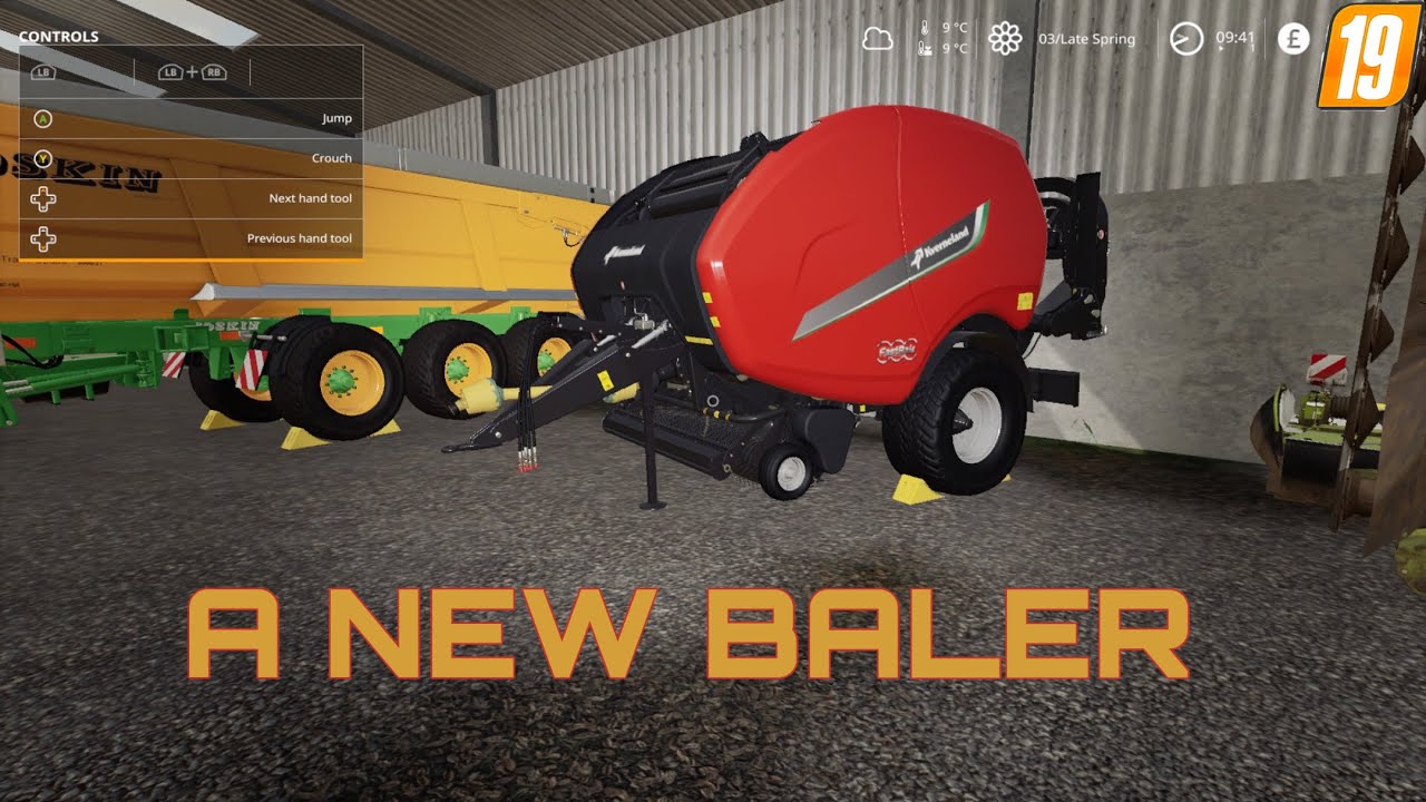 A NEW BALER (FS19 Timelapse - YouTube