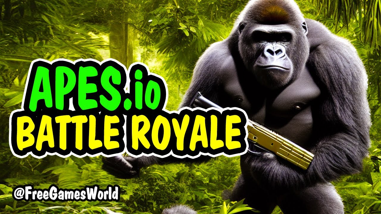 Apes.io is an Endless Multiplayer Battle Royale Game | PC Gameplay ...