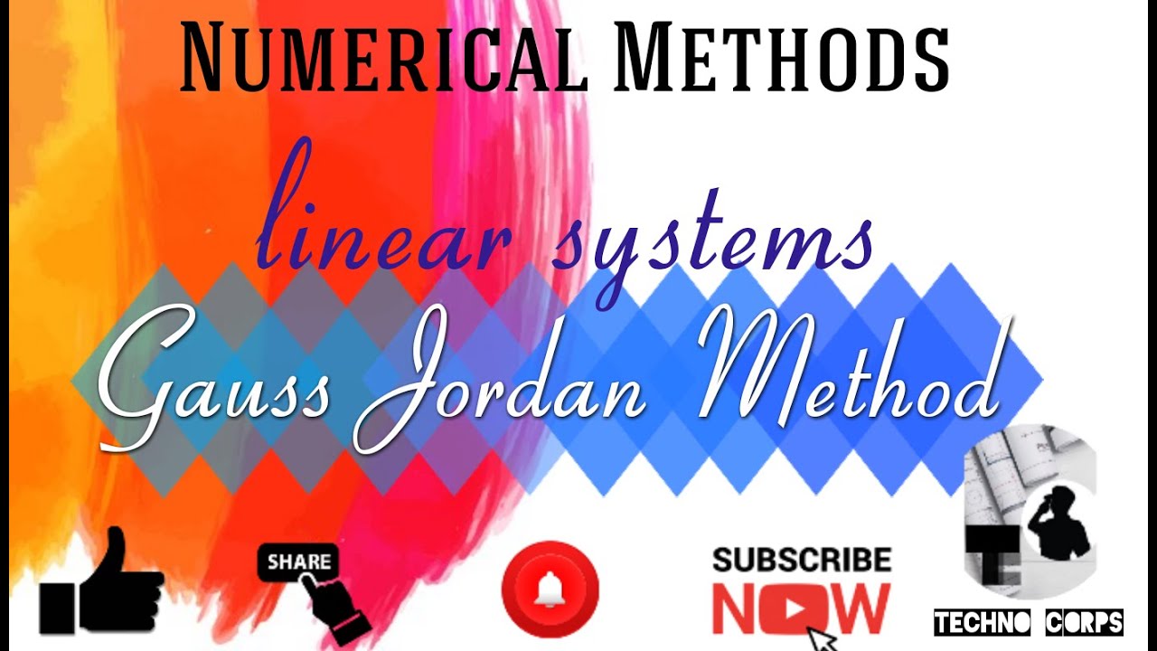 Gauss Jordan Method | solutions of linear system | Numerical Methods | csvtu #numericalmethods # ...
