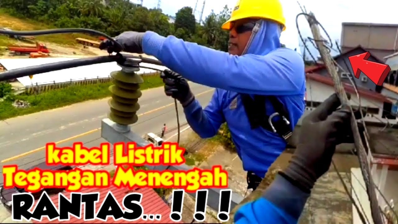 Perbaikan kabel TM 20 kV yang Rantas - YouTube
