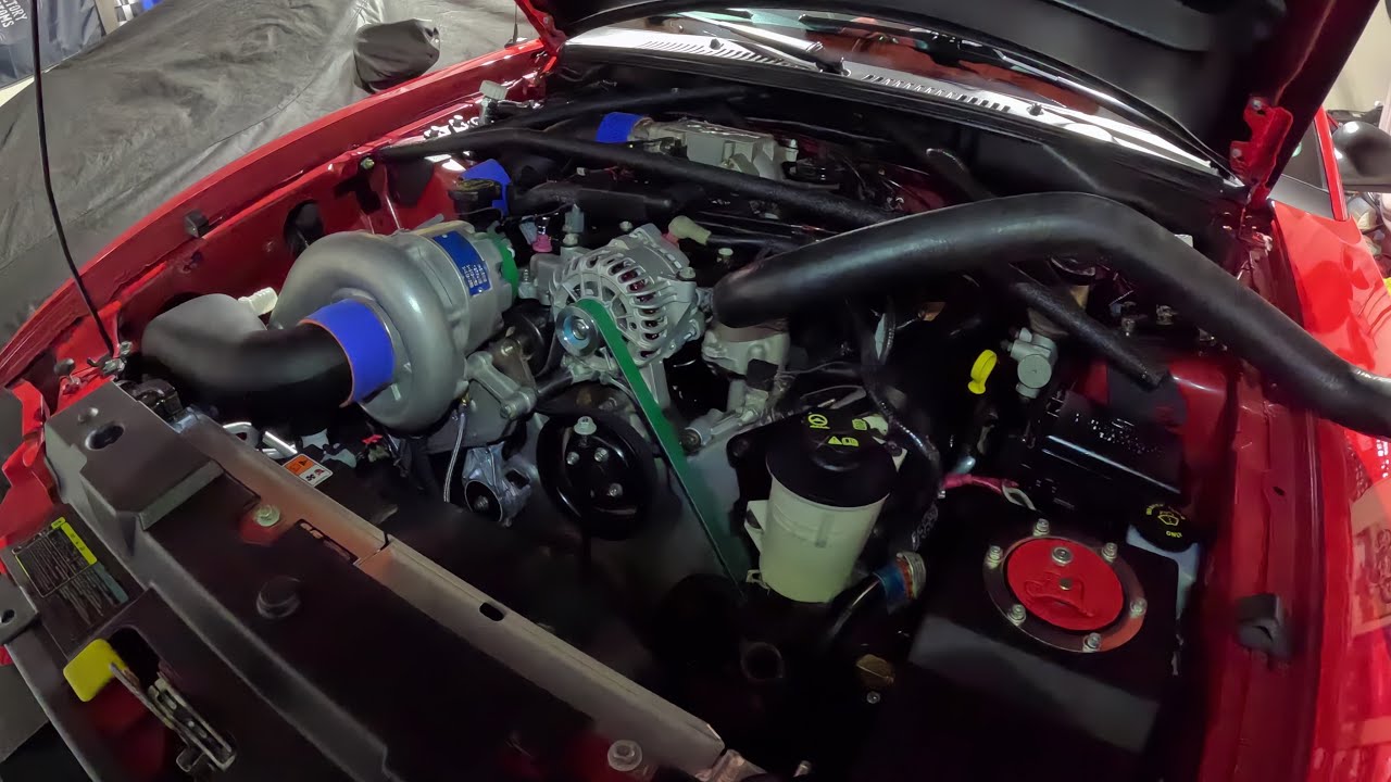 2004 Ford Mustang GT Vortech v2 head unit fully installed - YouTube