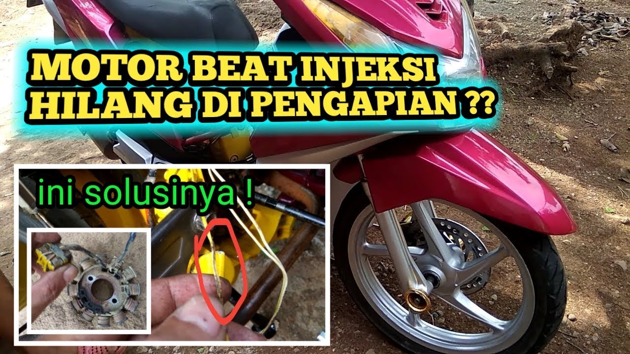 MOTOR BEAT INJEKSI MOGOK HILANG DI PENGAPIAN - ini solusinya - YouTube