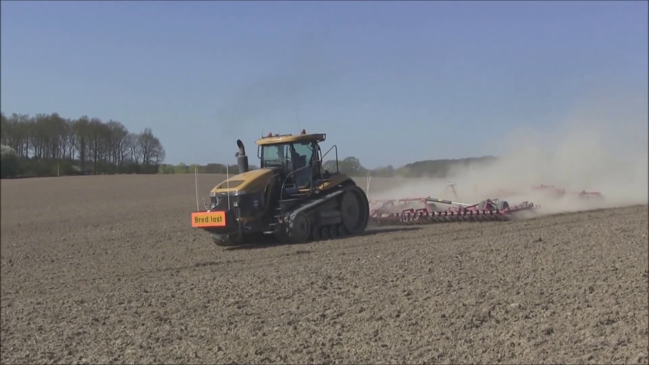 CATERPILLAR CHALLENGER MT 875 B on Skabernäs - YouTube