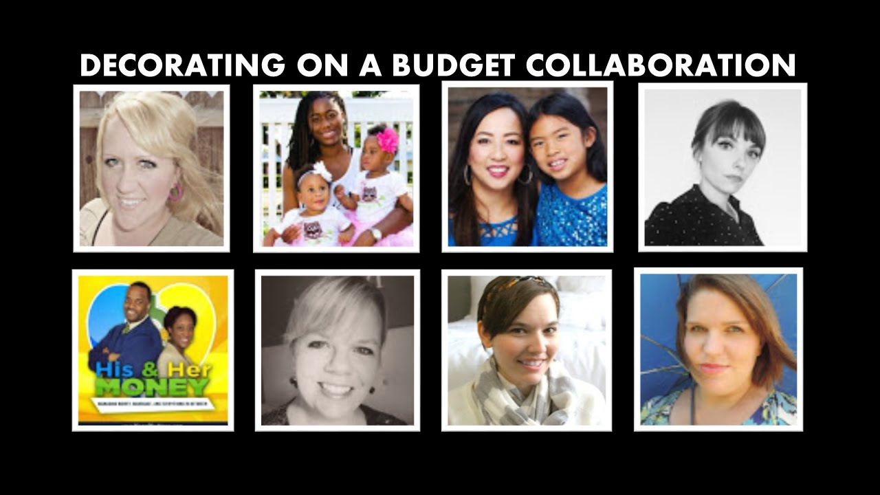 Decorating On A Budget Collaboration - DIY Artwork Included - YouTube