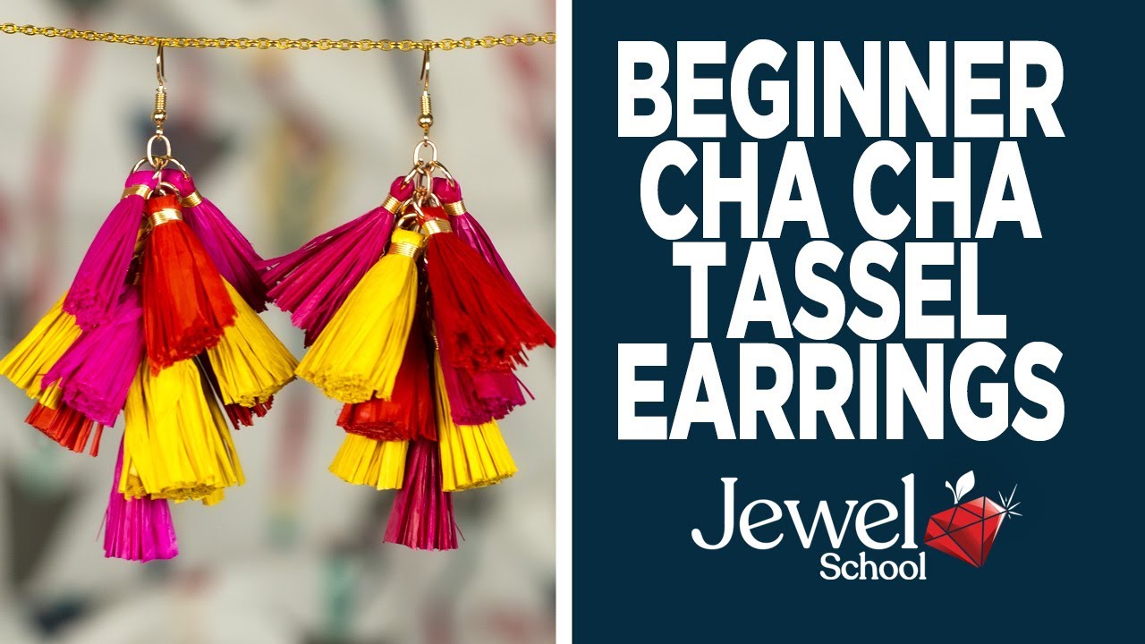 Cha Cha Tassel Earrings for Beginners | Jewelry 101 - YouTube