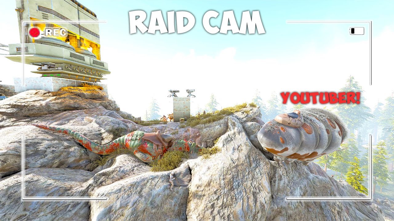 Raid Cam - A Veteran Youtuber Raids A VERY Active Tribe Online On Ark ...