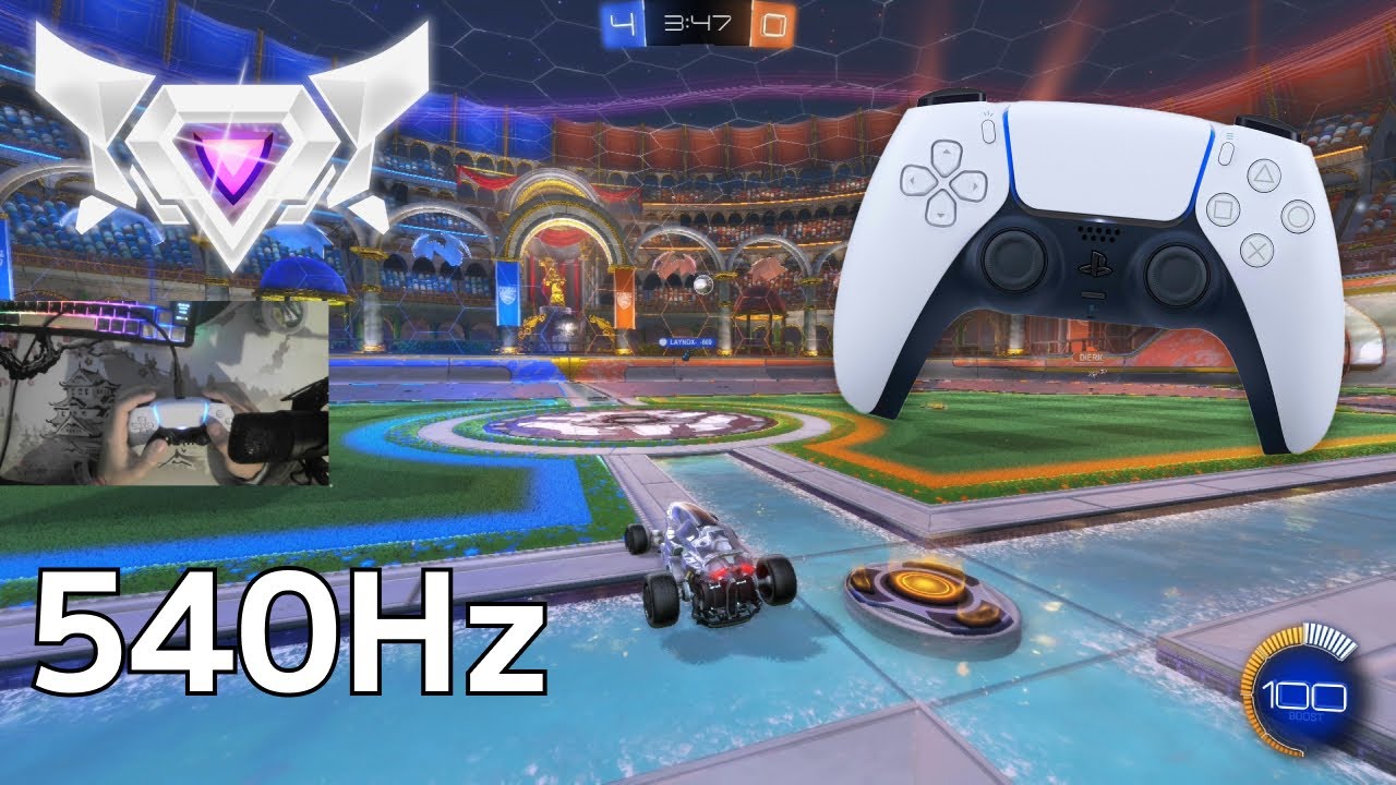 PS5 Controller ASMR 😴 Rocket League Ranked 🏆 Satisfying 120 FPS 4K ...
