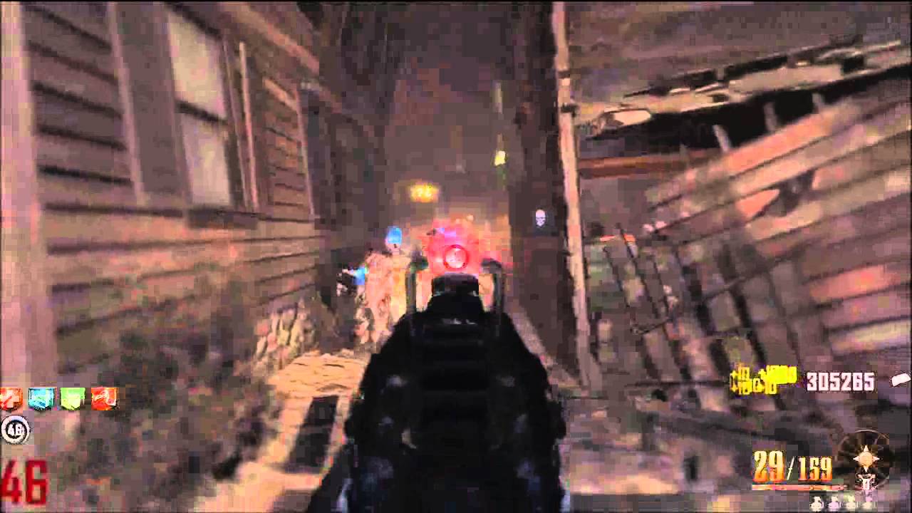 BO2 Zombies Buried Round 46 - YouTube