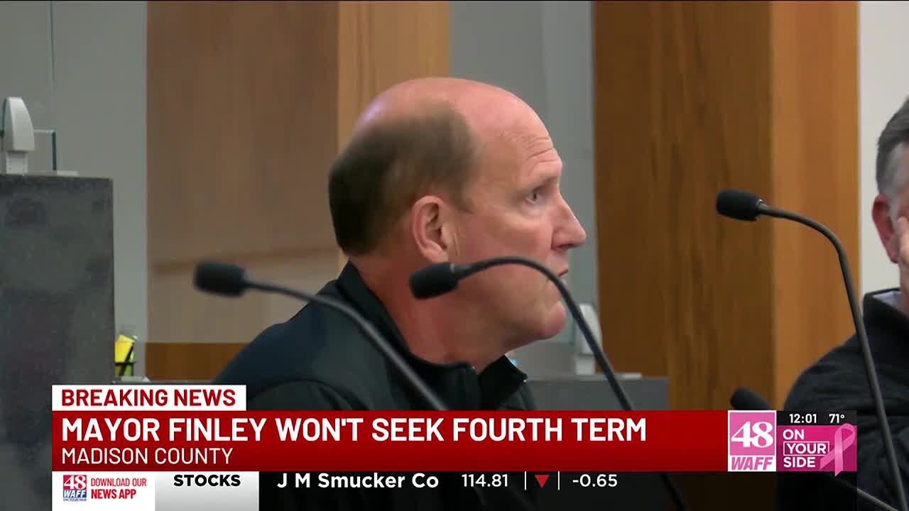 Madison Mayor Paul Finley won’t seek fourth term in office - YouTube