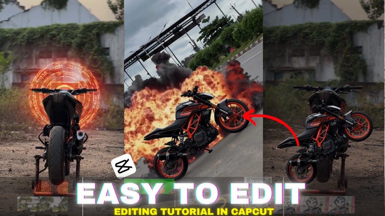 Easy To Edit Bike VFX Video In Capcut | Capcut Video Editing - YouTube