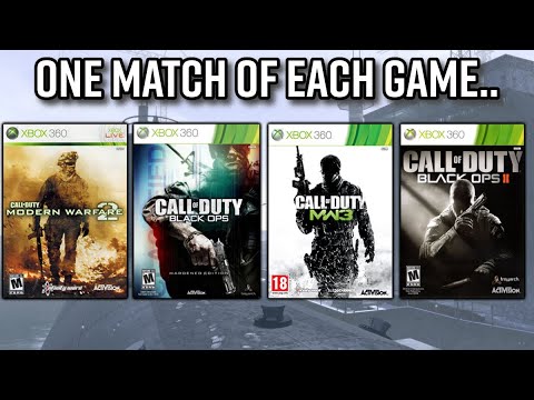 This Era Of CoD Will Never Be Topped.. (ONE MATCH OF EACH GAME) - YouTube