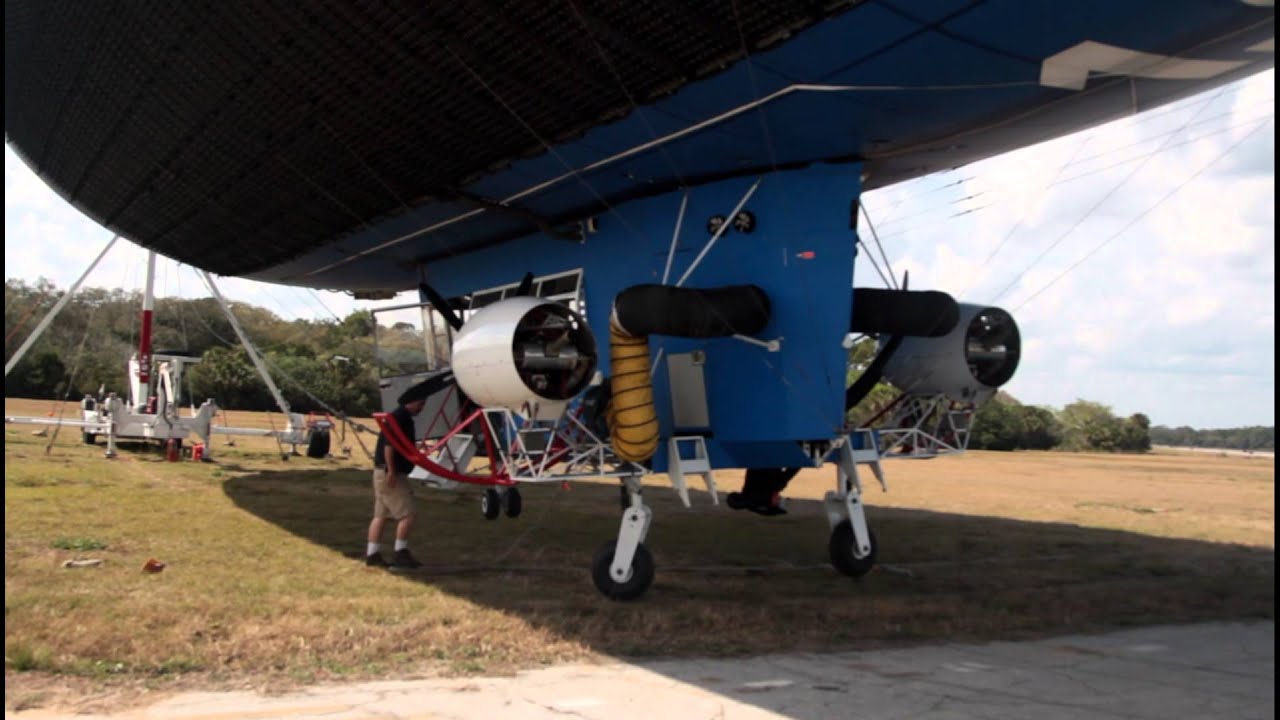 Direct TV Blimp - Up close and personal - YouTube