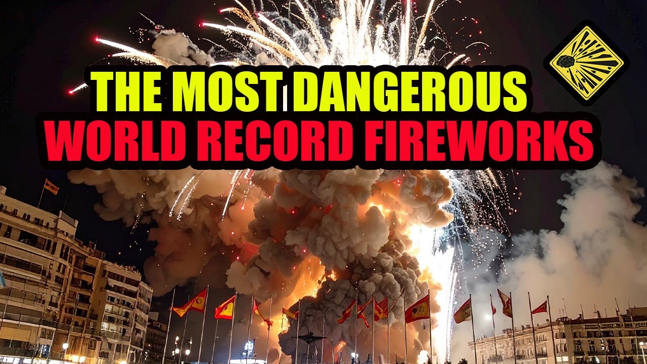 Las Fallas Valencia Most Dangerous Fireworks Ever | 501kg World Record ...