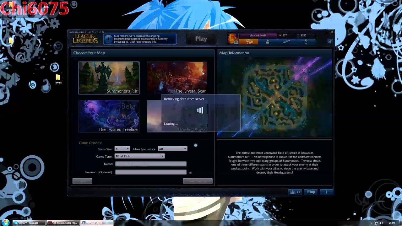 League of Legends healthbars gone and uninstall skins SIU - YouTube