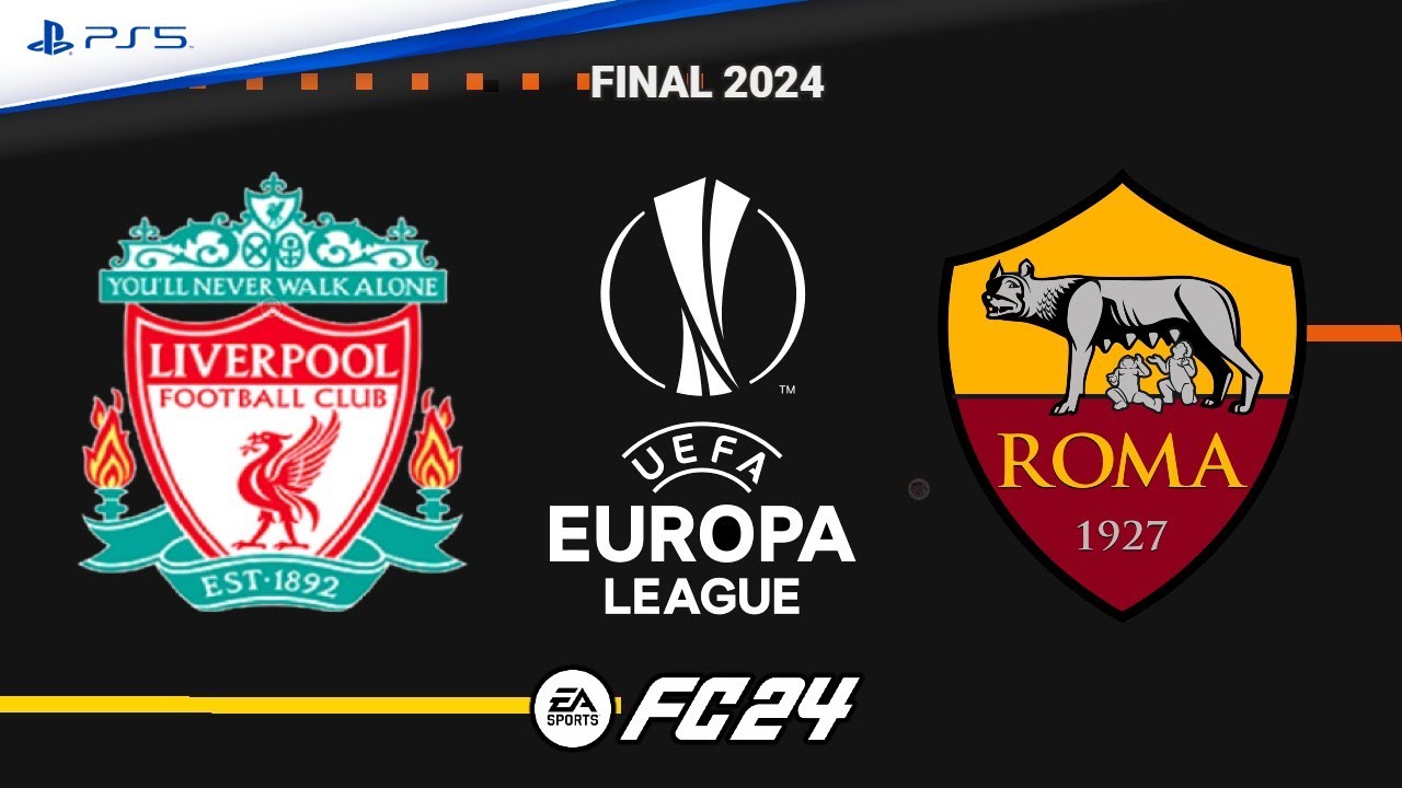 Liverpool vs Roma Europa League Final 2024 FC 24 - YouTube