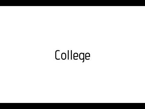 How to pronounce College / College pronunciation - YouTube