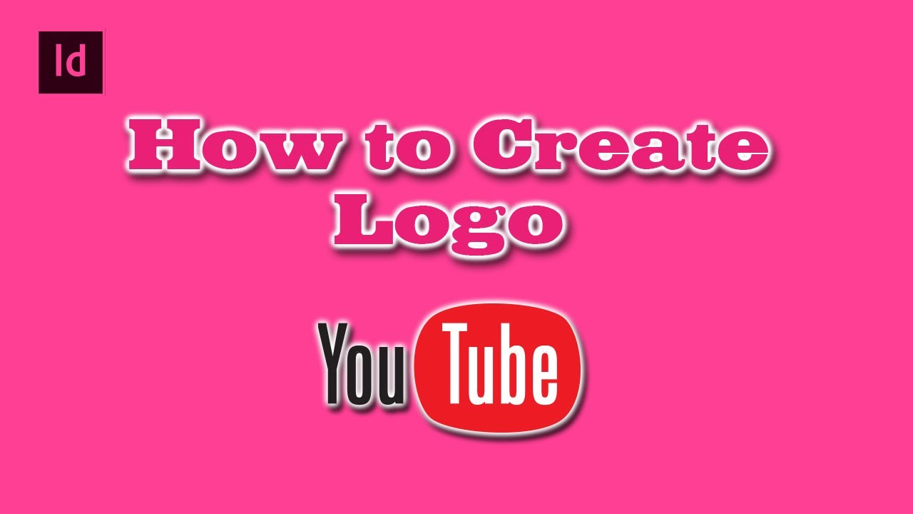 How to Create Logo Youtube di Adobe inDesign #logodesign #graphicdesign ...