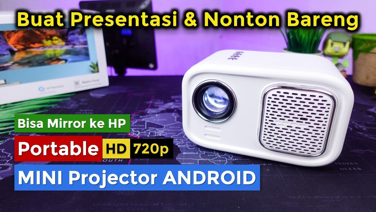 MINI PROJECTOR ANDROID QIAOLET K1A - Proyektor Mini Portable HD 720p ...