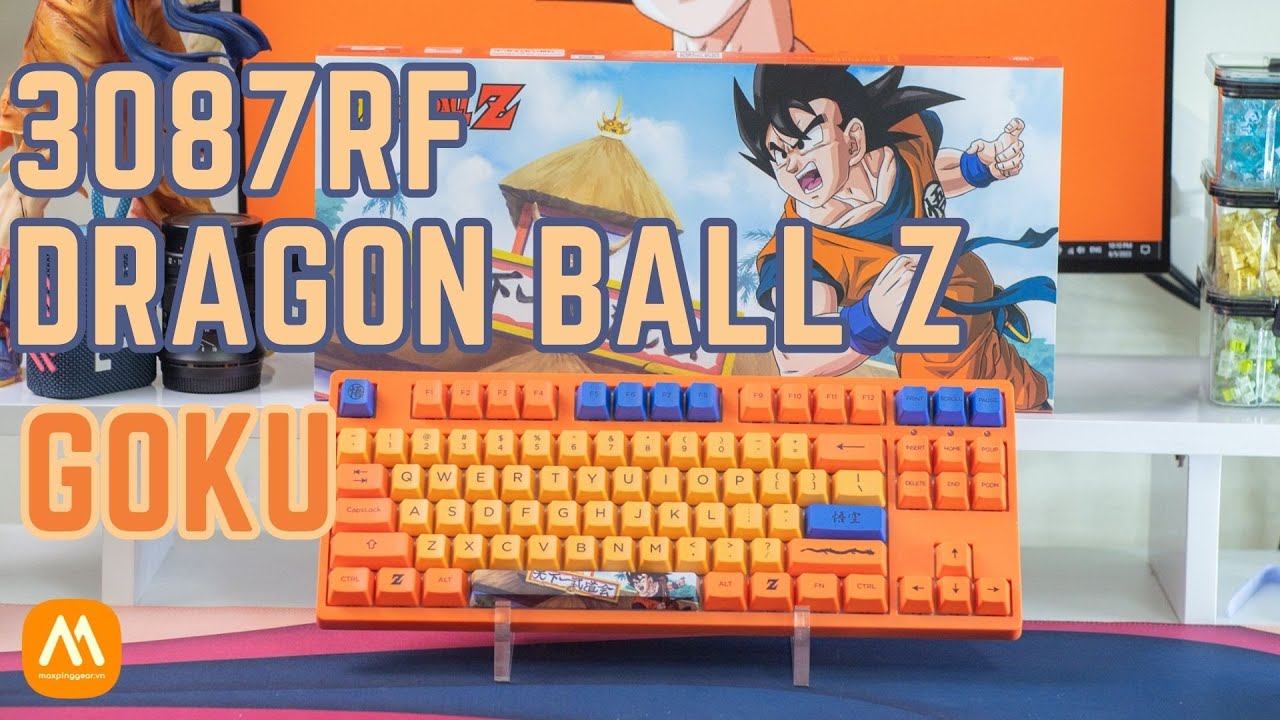 UNBOX, REVIEW & SOUND TEST Bàn phím cơ AKKO 3087 RF Dragon Ball Z ...