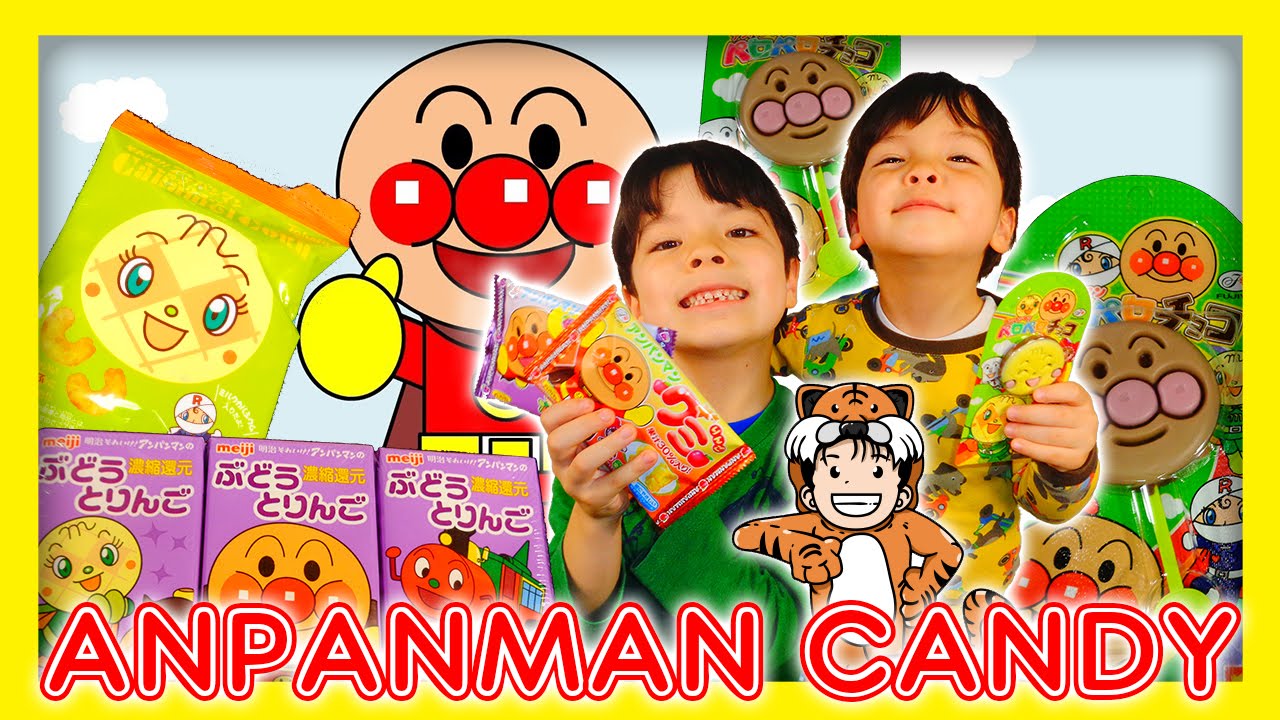 Coolest Anpanman Candy in Japan • 4k HD - YouTube