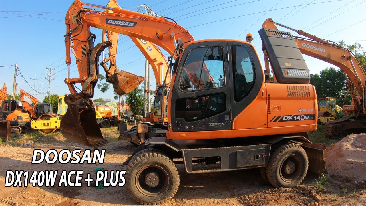 Đánh Giá Mẫu Máy Xúc Bánh Lốp DOOSAN DX140W ACE + PLUS Đời 2014- Chỉ 1 ...