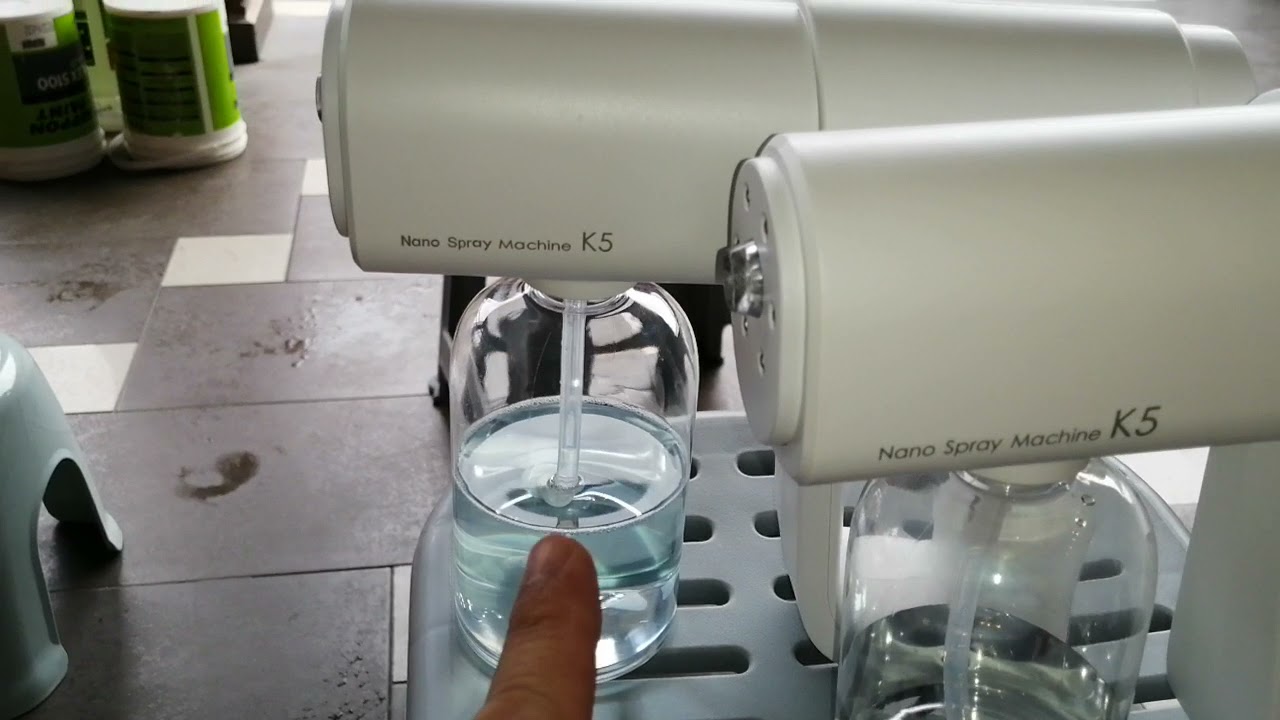Nano Spray Machine K5 comparison, the GOOD vs BAD. - YouTube
