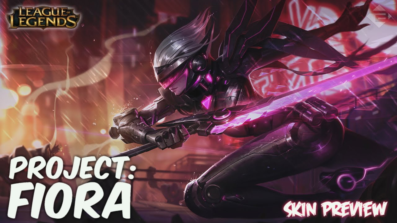 PROJECT: Fiora - Skin Preview Gameplay - League of Legends -【PBE】 - YouTube