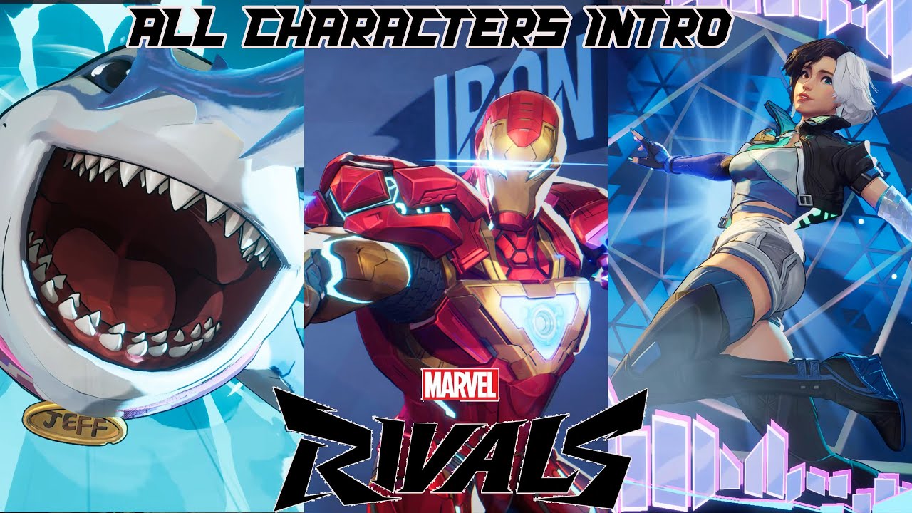 ALL CHARACTERS' INTRO IN MARVEL RIVALS - YouTube