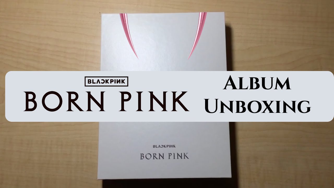 BlackPink Born Pink Album Unboxing (Grey Version) - YouTube