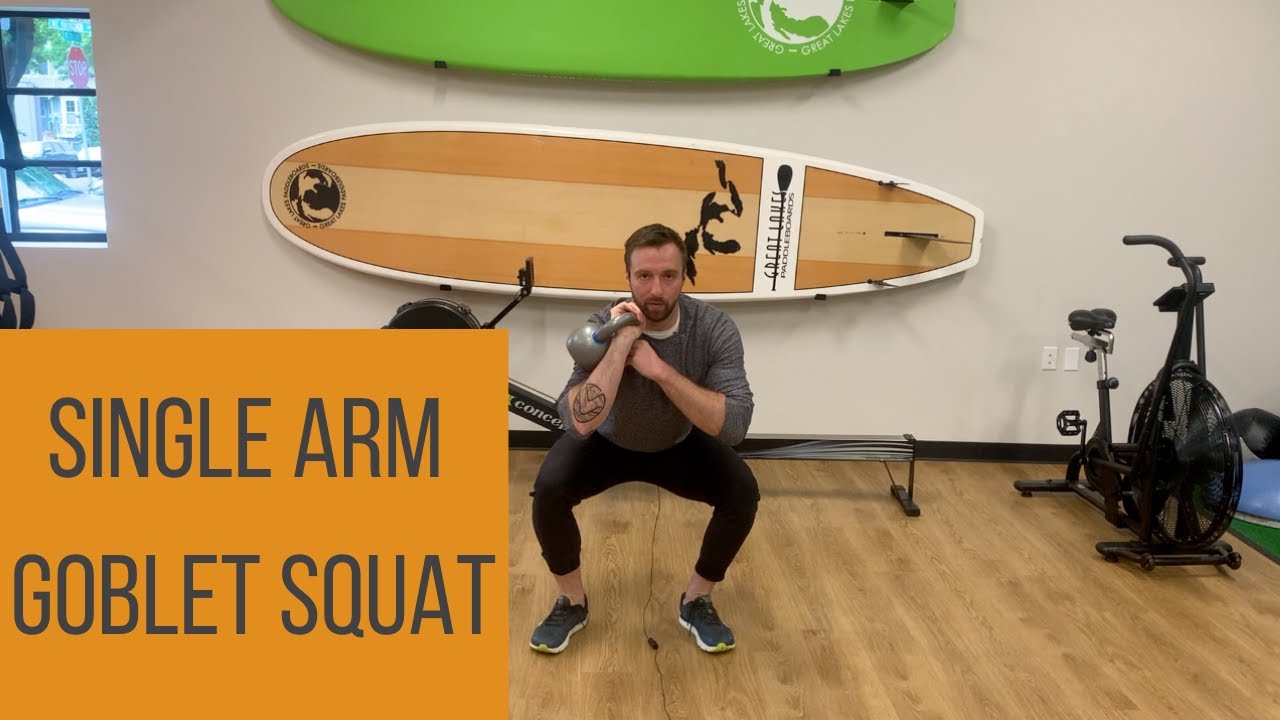 The Single Arm Goblet Squat | Squat Progressions - YouTube