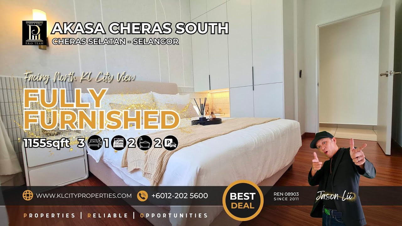 Akasa Residence Cheras South with Private Garden 3+1 Rooms Full ...