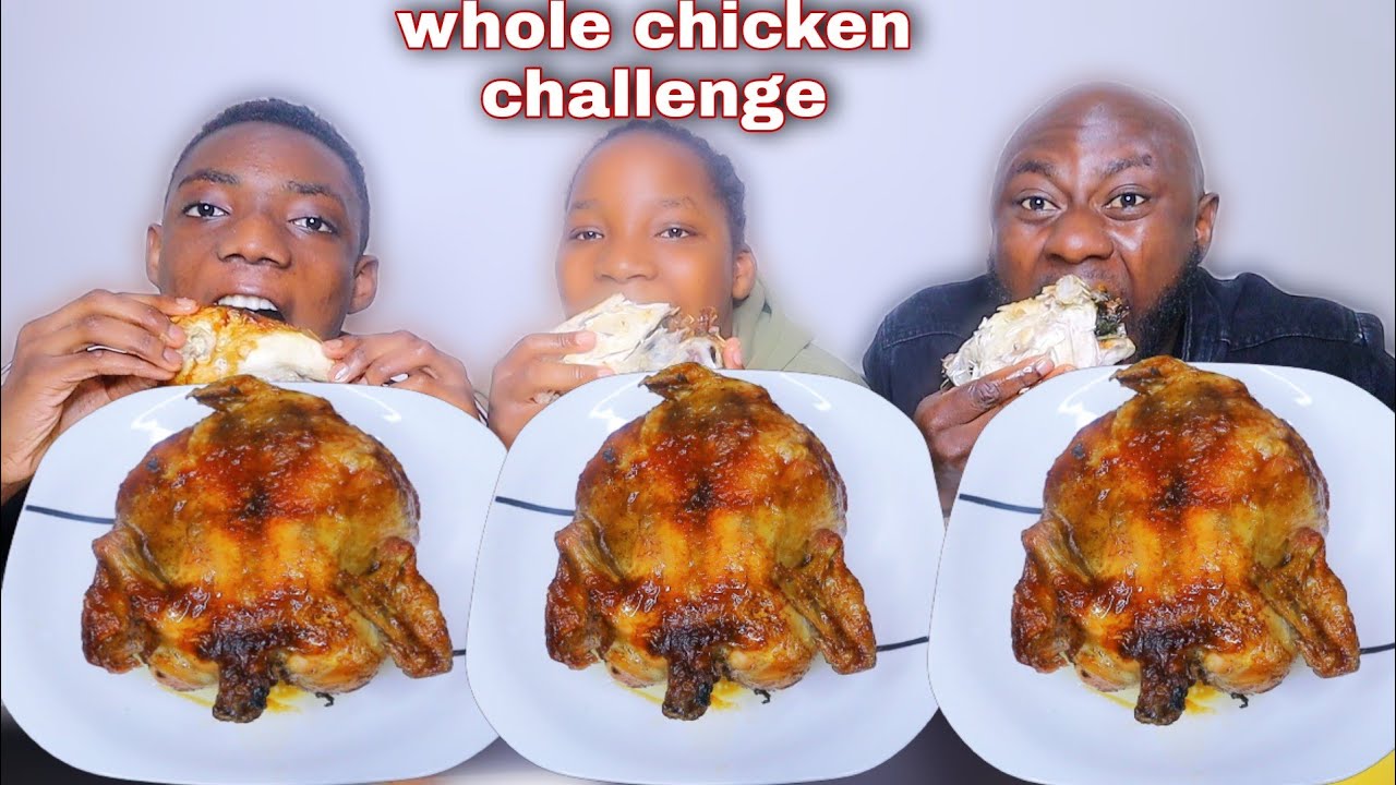 2× BIGGEST CHICKEN EATING CHALLANGE | SPEED EATING CHICKEN COMPETITION ...