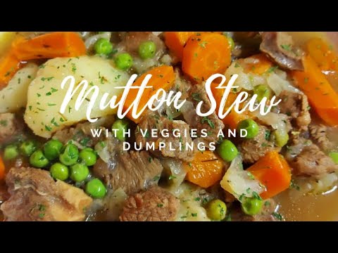Mutton Stew with Vegetables and Dumplings - YouTube