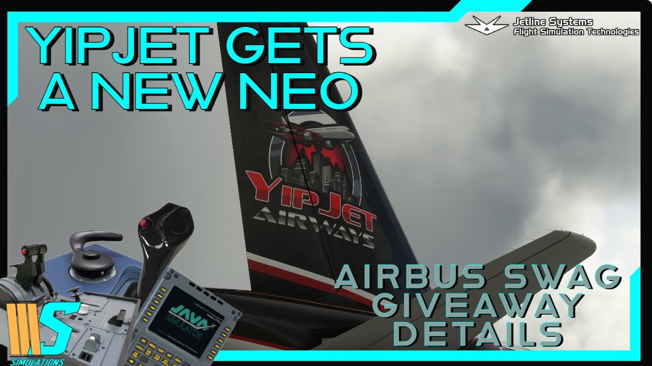 AIRBUS SWAG GIVEAWAY ANNOUNCEMENT: #msfs2020 Airbus Delivery Flight ...