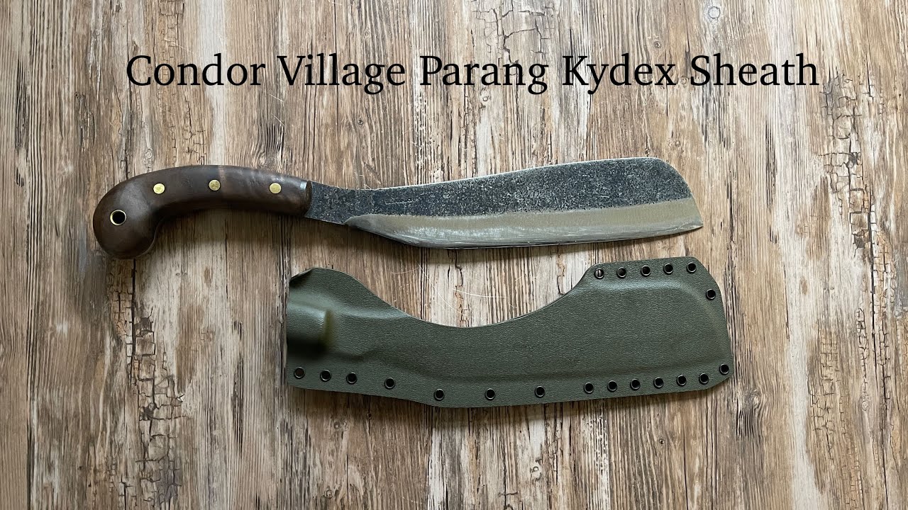 Condor Village Parang Kydex Sheath - YouTube