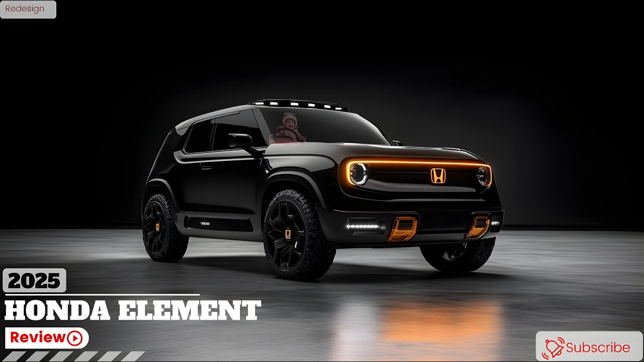2025 Honda Element Reborn: The Ultimate SUV for Adventurers! - YouTube