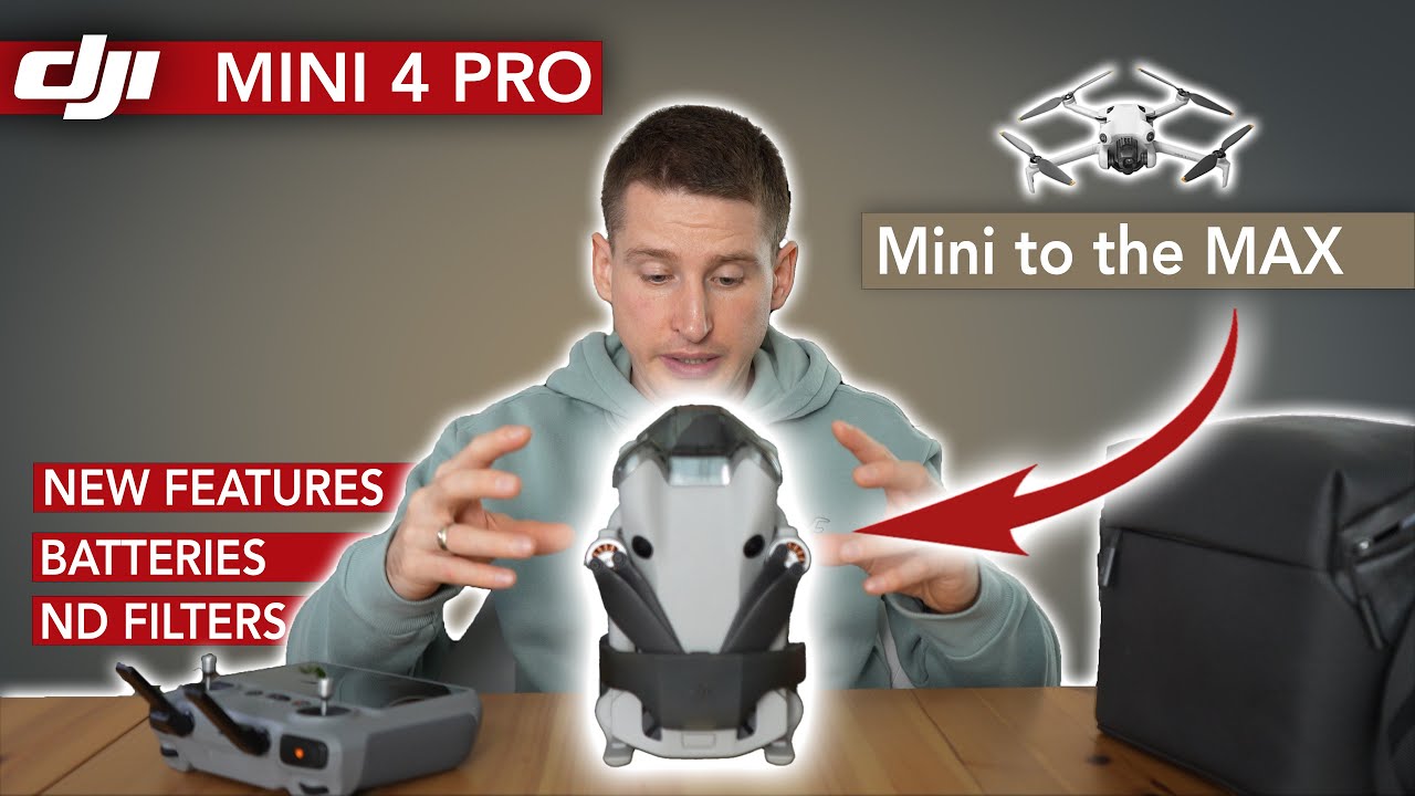 DJI MINI 4 PRO Review - New Features, Batteries and ND Filters. - YouTube