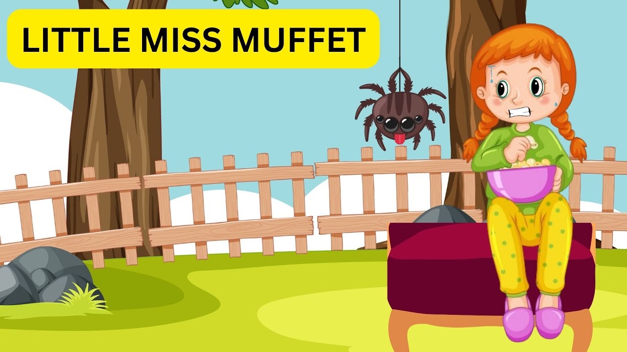 Little Miss Muffet | English Rhymes for Children | |minikidzhub| - YouTube