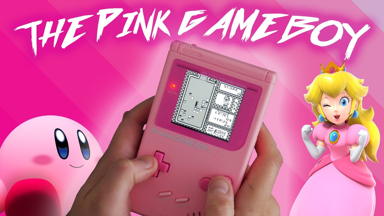 The Pink Gameboy! Install IPS Screen V4 in Pink Nintendo DMG-01 - YouTube