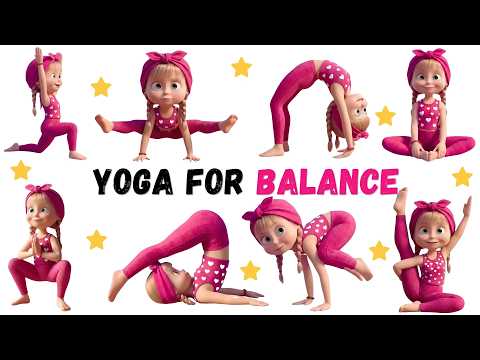 Balance-Yoga für Kinder | Yoga für Beweglichkeit | Körperhaltung verbessern | Kinder-Yoga | Yoga ...