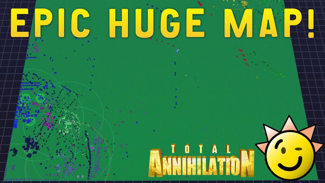 EPIC HUGE MAP! Tech Annihilation TA Spring PC Mod 1080 Ti - YouTube