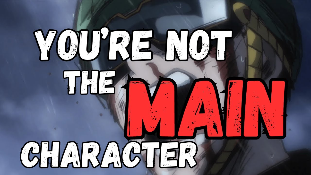 You're NOT the main character! - YouTube