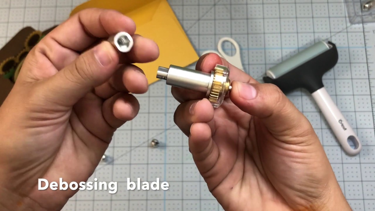 Cricut Maker Tools: Debossing & Perforation Blade - YouTube