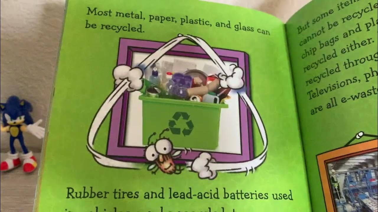 Tristan reads aloud “Fly Guy presents garbage and recycling” - YouTube